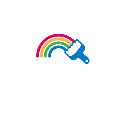 Rainbow Paint Logo RAINBOW RAIN On Behance